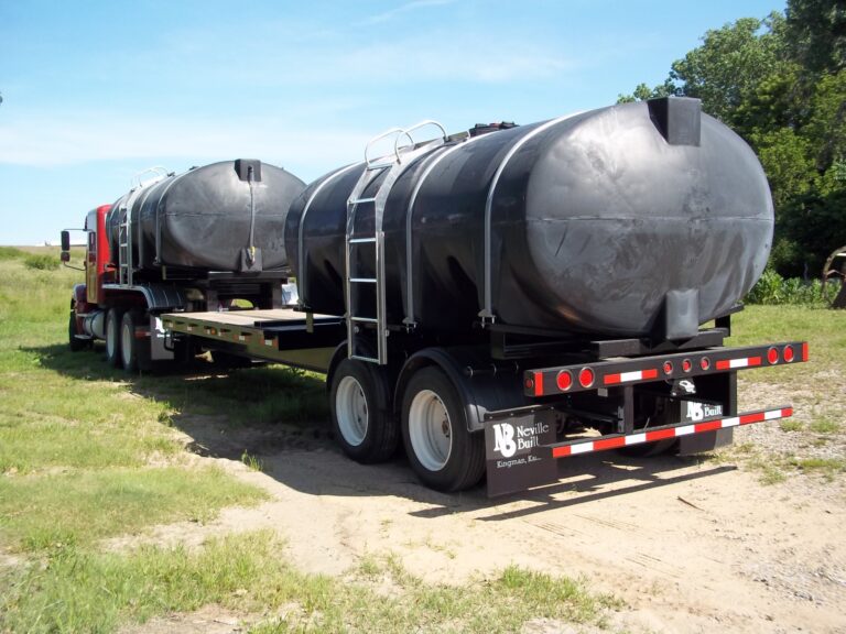 Tank Chassis Trailers - Double Tank Trailers | Neville Built Trailers